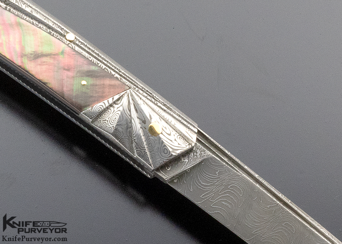 Ken Steigerwalt Custom Knife Art Deco Black Lip Pearl, Devon Thomas ...