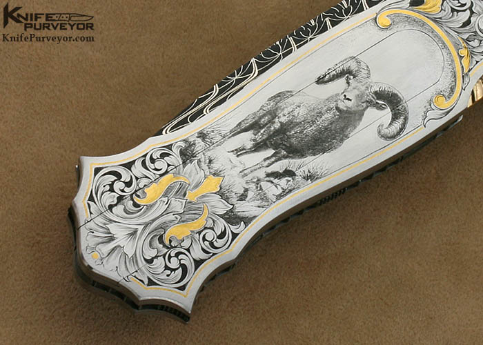 Joe Kious Custom Knives Lee Griffiths Engraved Double Pocket Locket ...