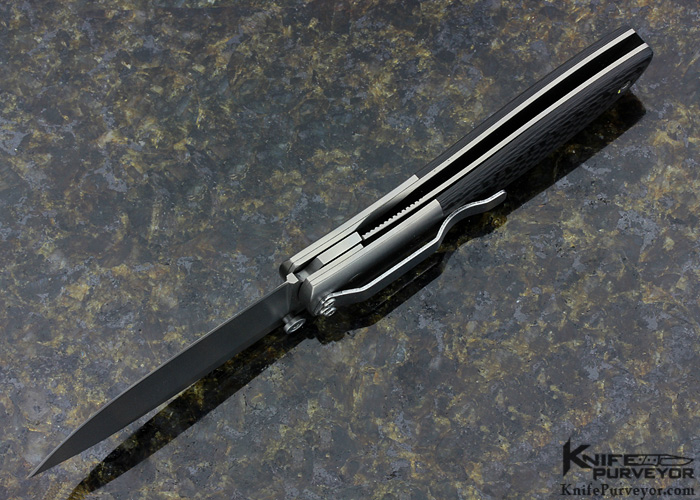 Kit Carson Custom Knife Small Model 4 with Stellite 6K Steel, Titanium ...