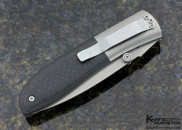 Kit Carson Custom Knife Small Model 4 with Stellite 6K Steel, Titanium ...