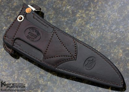 Master Smith Lin Rhea Custom Knife Sambar Stag & Sole Authorship ...