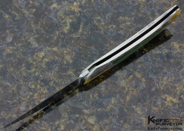 Tim Herman Custom Knife Engraved by Martin Butler Jade Interframe ...