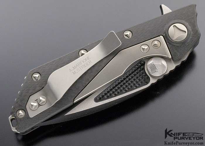 Mick Strider and Anthony Marfione Collaboration Custom Knife Carbon ...