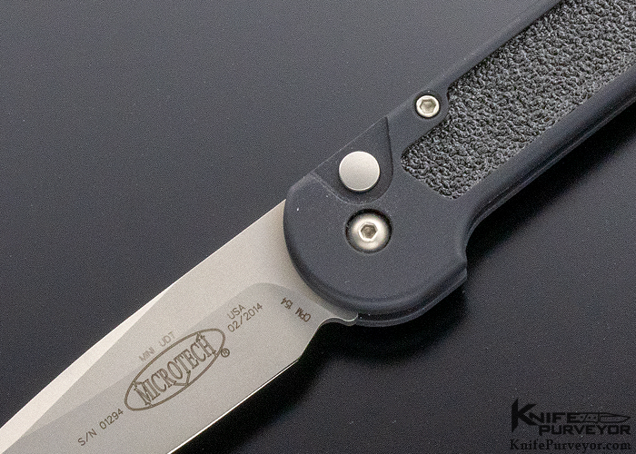 Microtech Custom Knife Aircraft Grade Aluminum with high Grip Inserts ...