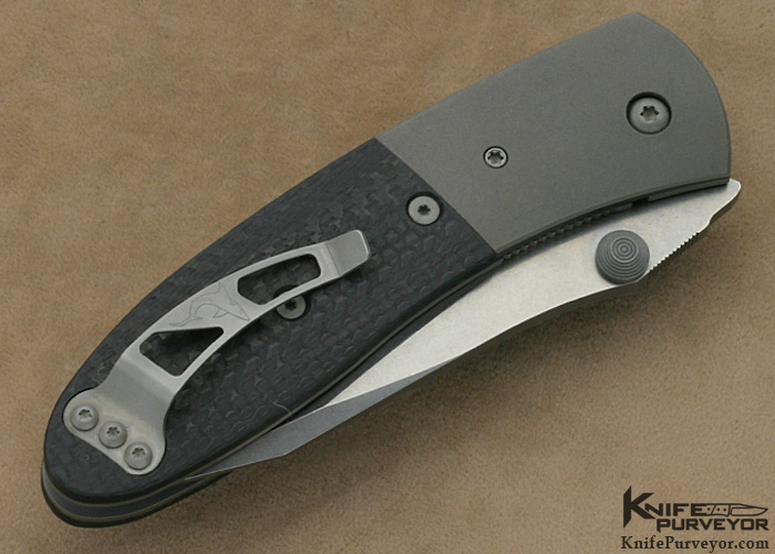 Microtech Custom Knife 11/2000 Lightfoot Carbon Fiber D/A Auto ...