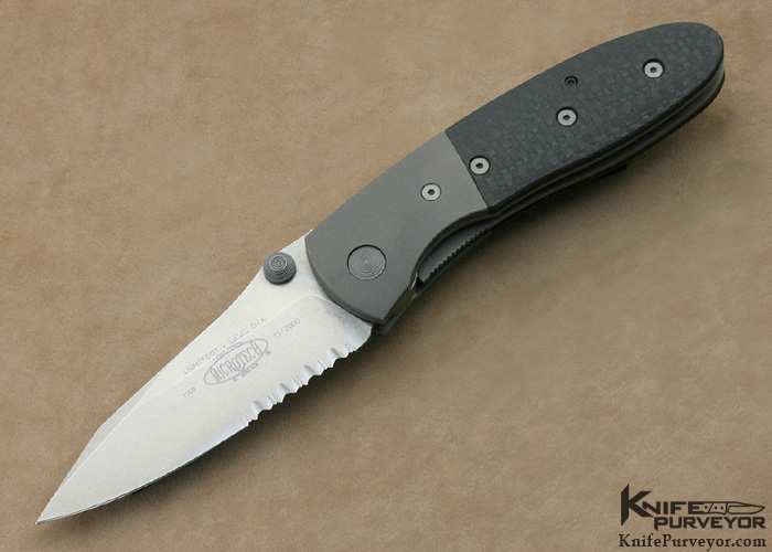 Microtech Custom Knife 11/2000 Lightfoot Carbon Fiber D/A Auto ...