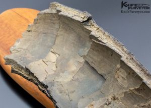 Peter Kinney Scrimshaw on Mammoth Tusk Whaling Ship in Bay Scene ...