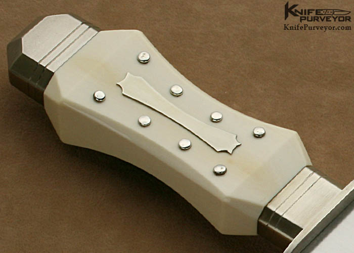 Steven Rapp Custom Knives Pre-ban Elephant Ivory Philadelphia Bowie ...