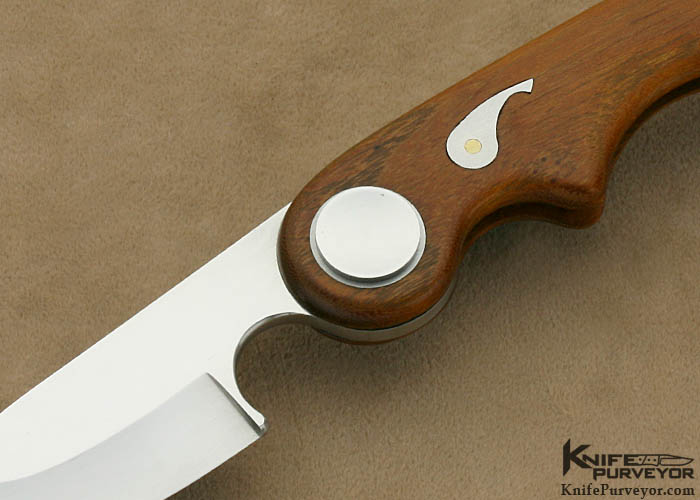 Ray Appleton Custom Knife Circa 1985 10 Position Button Lock Folder ...