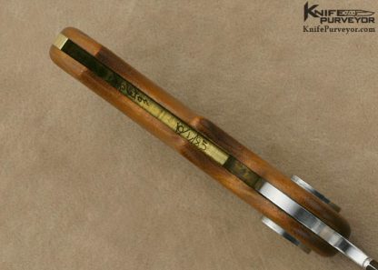 Ray Appleton Custom Knife Circa 1985 10 Position Button Lock Folder ...