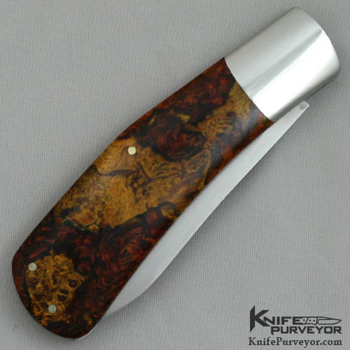 Ray Cover Custom Knife Desert Ironwood Slipjoint - Knife Purveyor