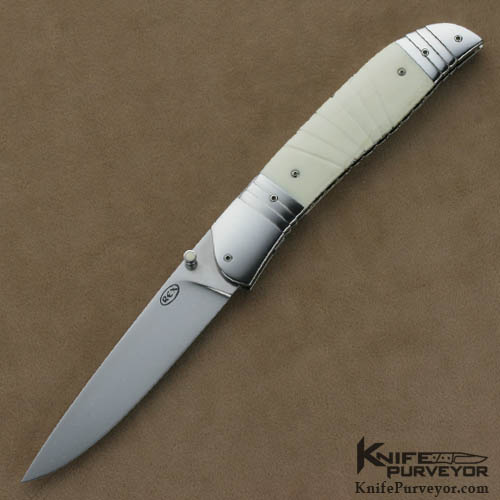 Rex Robinson Custom Knives Carved Linerlock - Knife Purveyor