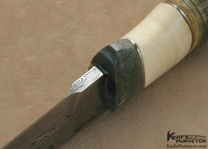 Roger Bergh Custom Knife Isaak Bergh Carved Mammoth Ivory & Sole ...