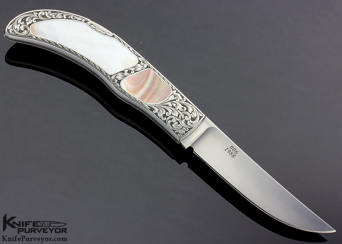 Warren Osborne Custom Knife Engraved by Ron Smith #006 1988 Brown and ...