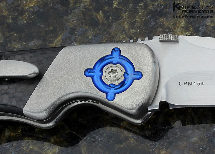 Sal Manaro Custom Knife "Firefly" Carbon Fiber Linerlock - Knife Purveyor