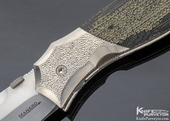 Sal Manaro Custom Knife Stippled and Hand Rubbed Satin Finished ...