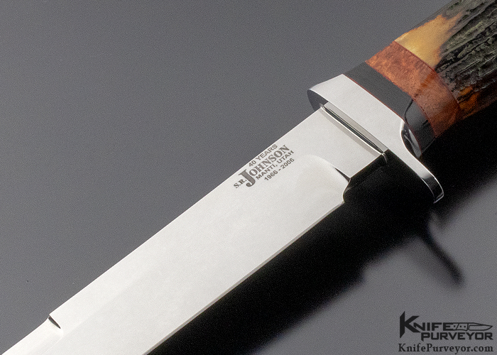 SR Johnson Custom Knife 40th Anniversary Extended Chute - Knife Purveyor