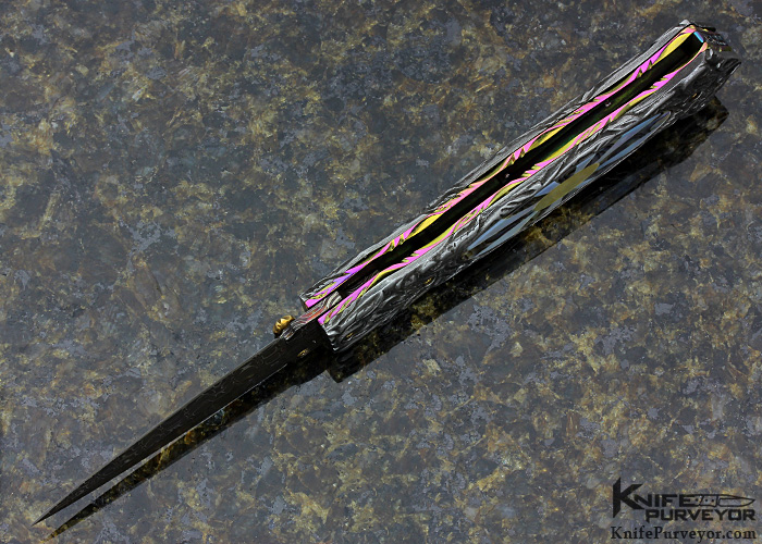Suchat Jangtanong Custom Knife Chad Nichols Damascus,Mother of Pearl ...