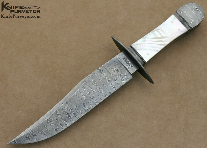 Tim Hancock Custom Knife Master Smith Mother of Pearl Shell & Sole ...