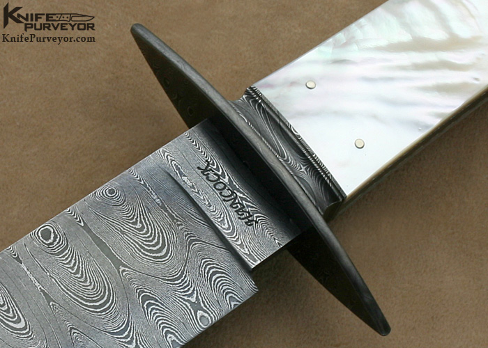 Tim Hancock Custom Knife Master Smith Mother of Pearl Shell & Sole ...
