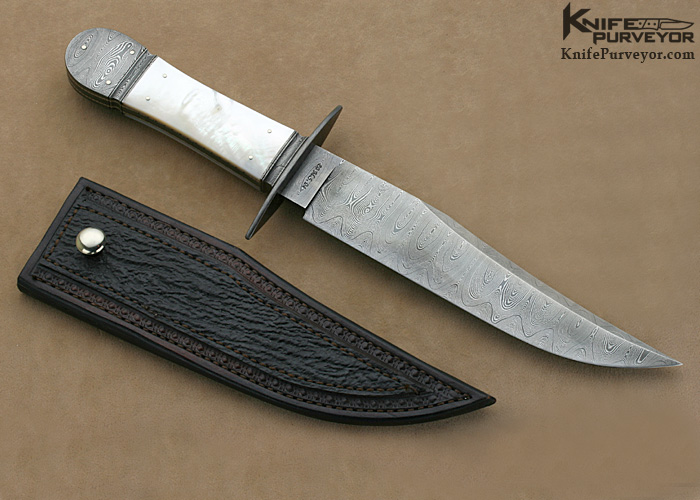 Tim Hancock Custom Knife Master Smith Mother of Pearl Shell & Sole ...