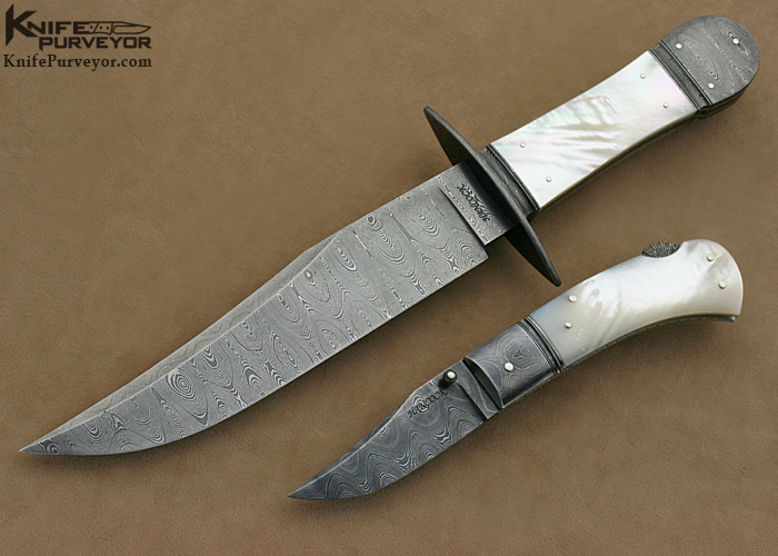 Tim Hancock Custom Knife Master Smith Mother of Pearl Shell & Sole ...