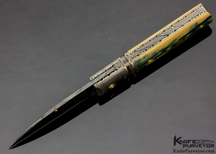 Tim Hancock Custom Knife Mini Warncliff Linerlock with 24Kt Gold and ...