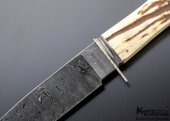 Tim Hancock Custom Knife 2005 M.S. Sole Authorship Damascus & Premium ...