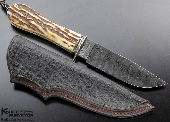 Tim Hancock Custom Knife 2005 M.S. Sole Authorship Damascus & Premium ...