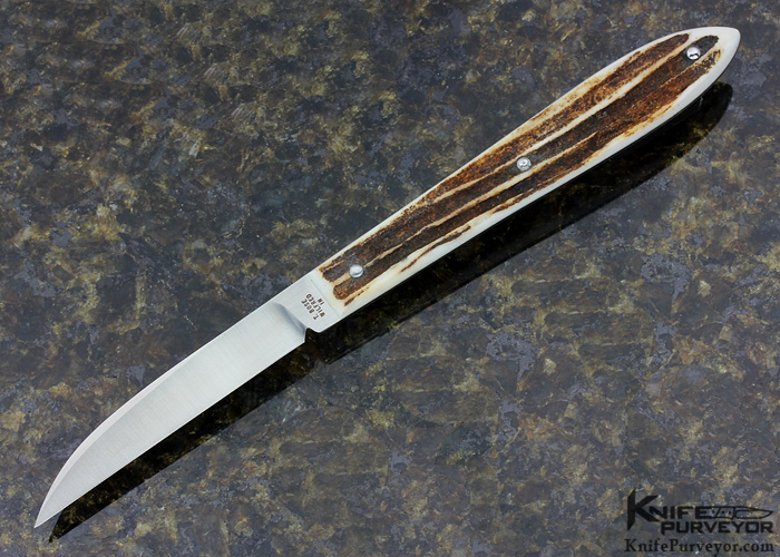 Tony Bose Custom Knife Stag Desk Knife - Knife Purveyor