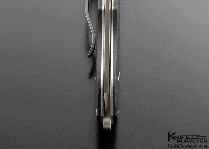 Warren Osborne Custom Knife Black Micarta Police Mate Top Liner Lock ...