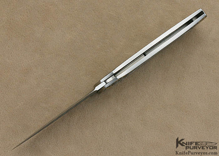 Warren Osborne Custom Knife Ray Cover Jr. Engraved Multi-Pearl ...