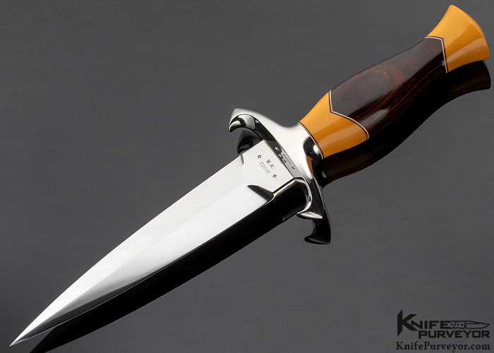 WW Cronk Custom Knife Cocobolo and Westinghouse Micarta Dagger - Knife ...